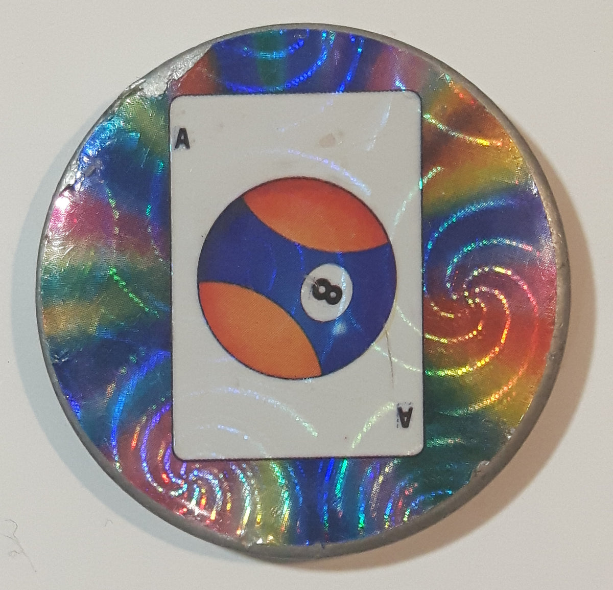 Pool Billiards Snooker Orange and Purple 8 Ball Black Ace Playing Card – Treasure Valley ...