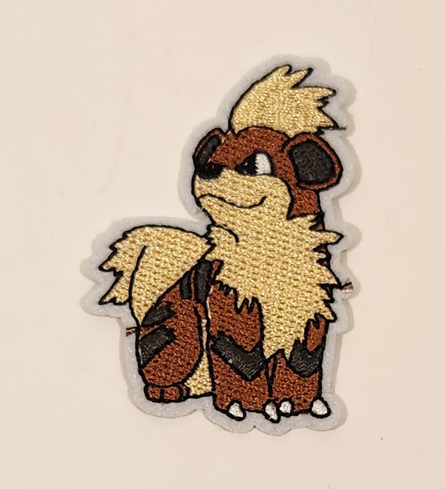 Pokemon Growlithe Embroidered Fabric Patch Badge – Treasure Valley Antiques & Collectibles