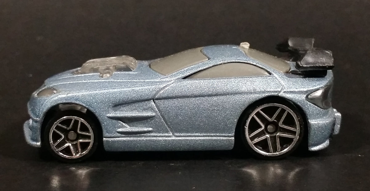 2004 Hot Wheels Tooned Mercy Breaker Light Silver Blue Die Cast Toy Ca