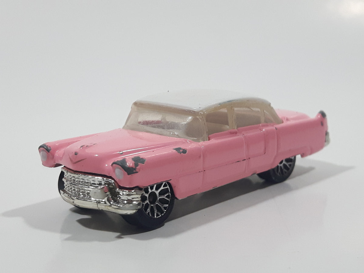 2019 Matchbox MBX Road Trip 1955 Cadillac Fleetwood Pink with White Ro ...