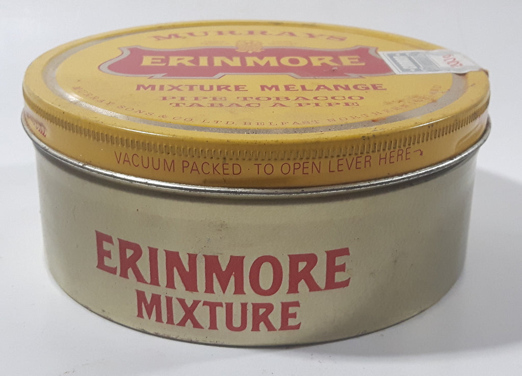 Vintage Murray's Erinmore Mixture Pipe Tobacco 200g Tin Metal Tobacco ...