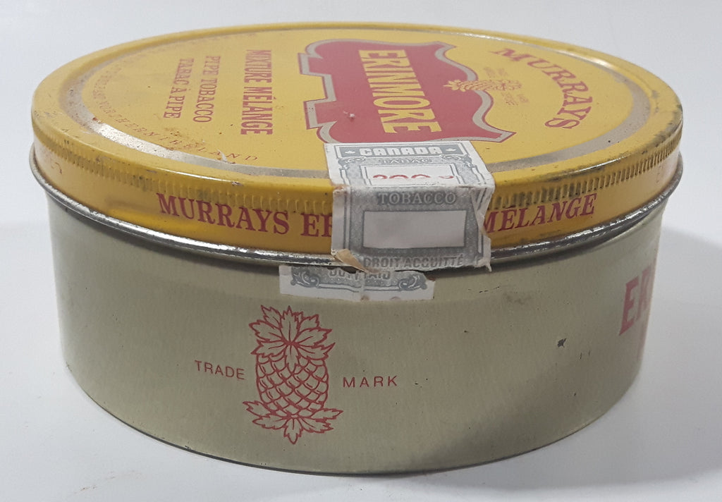 Vintage Murray's Erinmore Mixture Pipe Tobacco 200g Tin Metal Tobacco ...