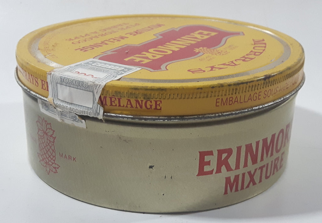 Vintage Murray's Erinmore Mixture Pipe Tobacco 200g Tin Metal Tobacco ...