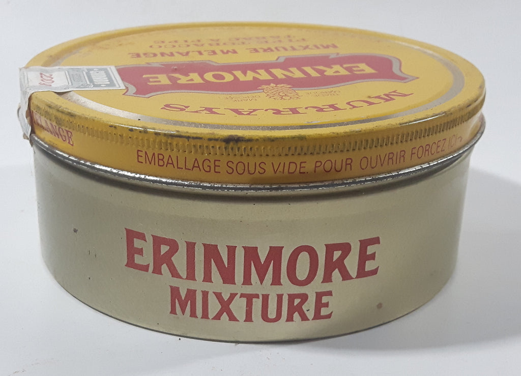Vintage Murray's Erinmore Mixture Pipe Tobacco 200g Tin Metal Tobacco ...