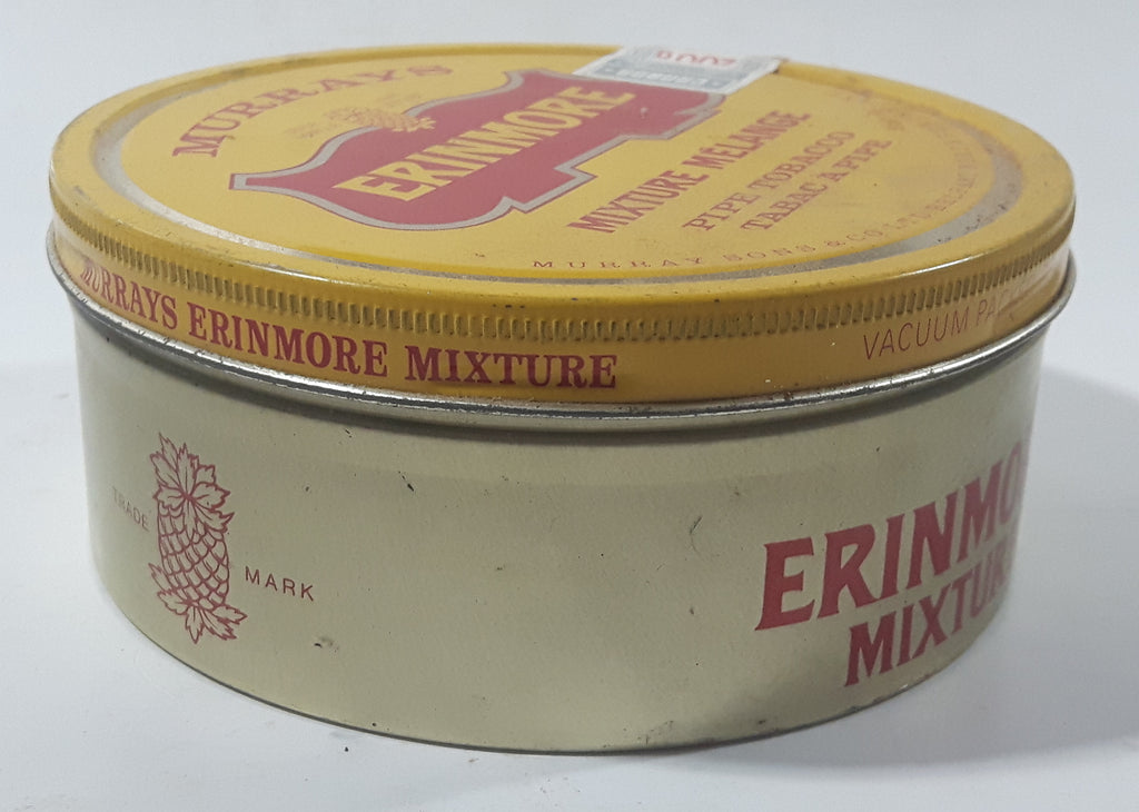 Vintage Murray's Erinmore Mixture Pipe Tobacco 200g Tin Metal Tobacco ...