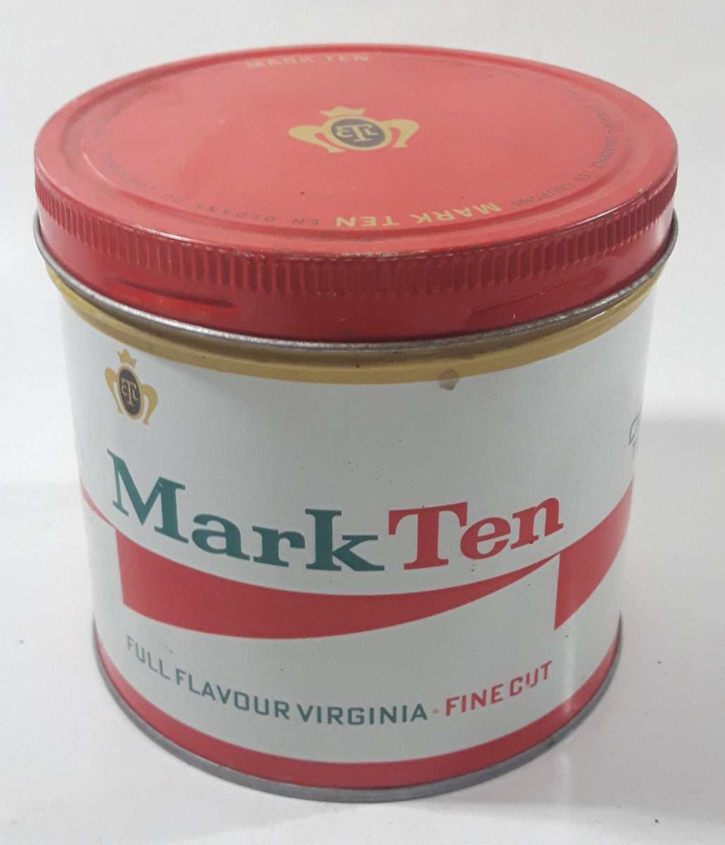 Vintage Mark Ten Full Flavour Virginia Fine Cut Cigarette Tobacco Tin ...