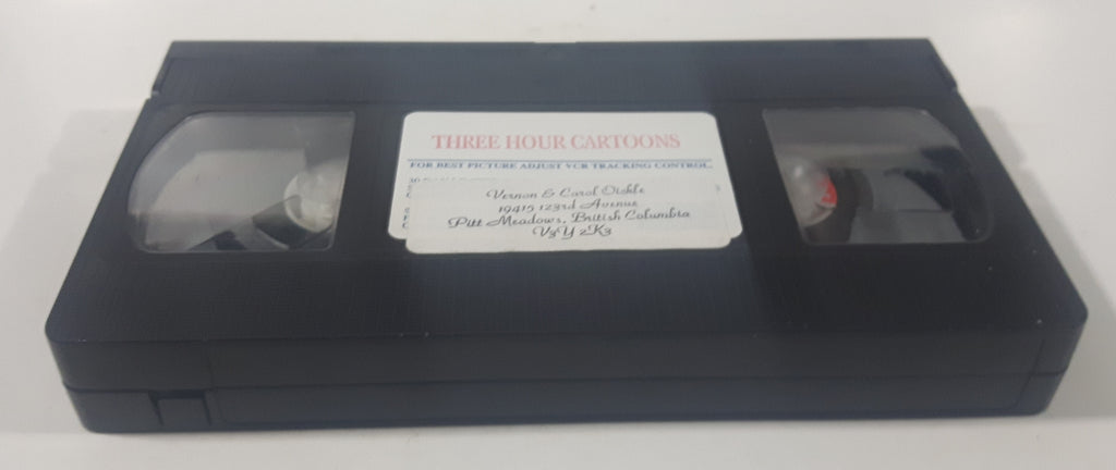 Three Hour Cartoons Movie VHS Video Cassette Tape – Treasure Valley ...