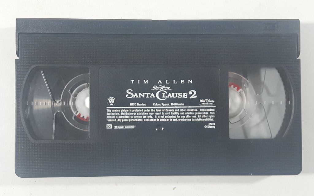 Walt Disney Pictures Presents Santa Clause 2 Movie VHS Video Cassette ...