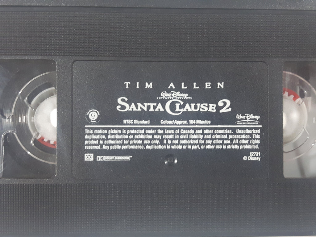 Walt Disney Pictures Presents Santa Clause 2 Movie VHS Video Cassette ...