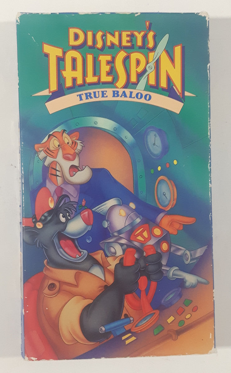 Disney's Tailspin True Baloo Movie VHS Video Cassette Tape with Case ...