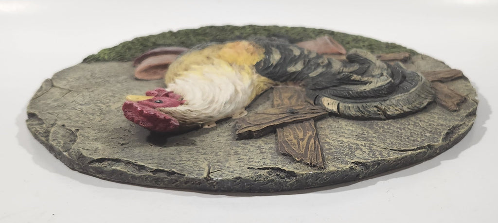 Rooster Chicken 3D 10 1/2" Heavy Resin Stepping Stone Wall Plaque ...