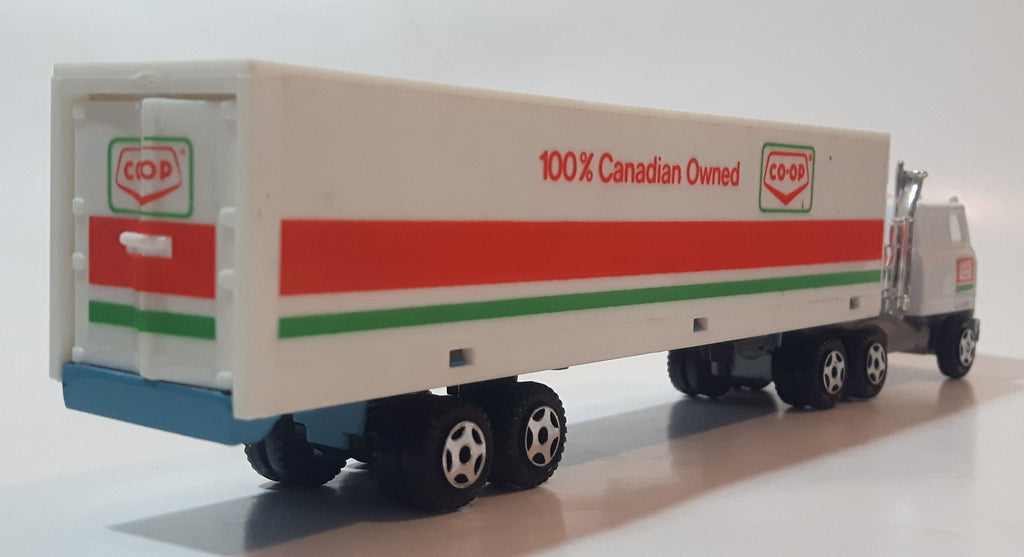 Very Rare ERTL Co-op 100% Canadian Owned Semi Truck and Trailer White ...