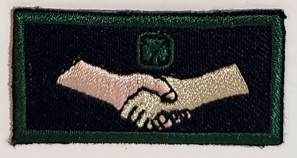 Girl Guides Handshake 1" x 2" Embroidered Fabric Patch Badge – Treasure ...