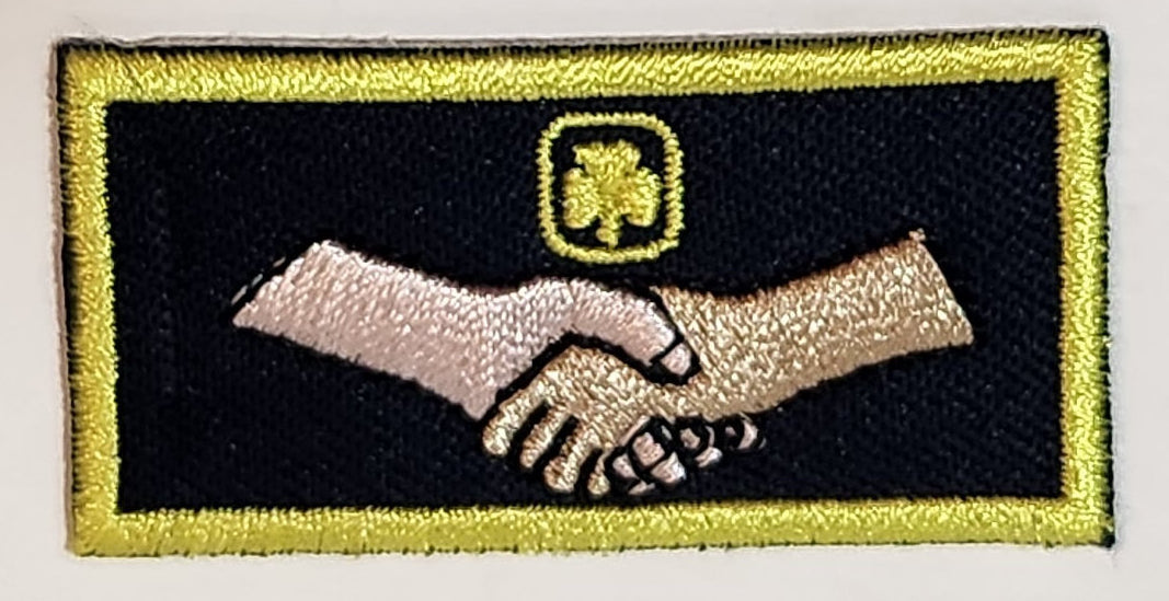 Girl Guides Handshake 1" x 2" Embroidered Fabric Patch Badge – Treasure ...