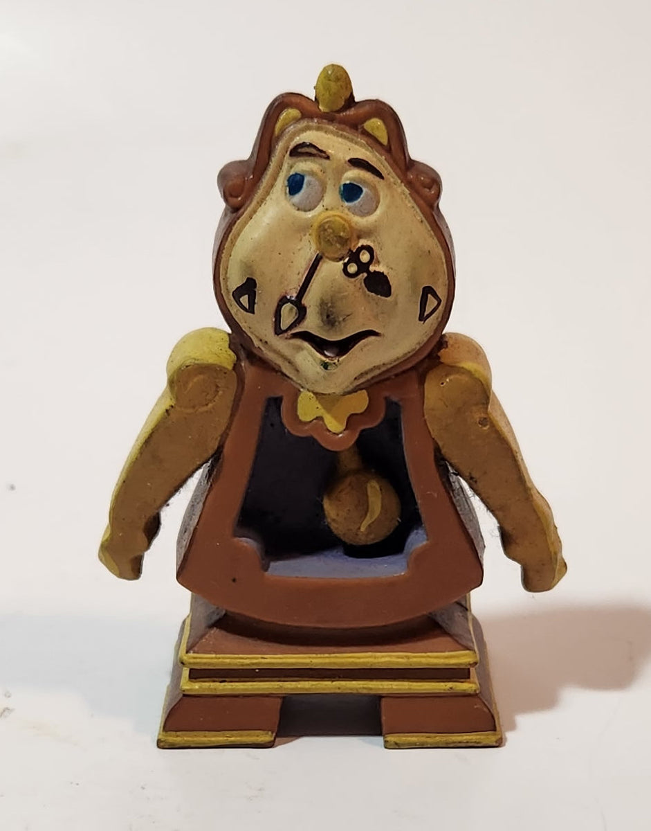 Just Toys Disney Beauty And The Beast Cogsworth 3" Rubber Toy Figure ...