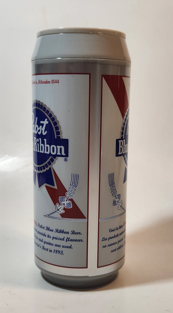 Pabst Blue Ribbon 7" Tall Beer Can Shaped Plastic Thermos Drinking Cup ...