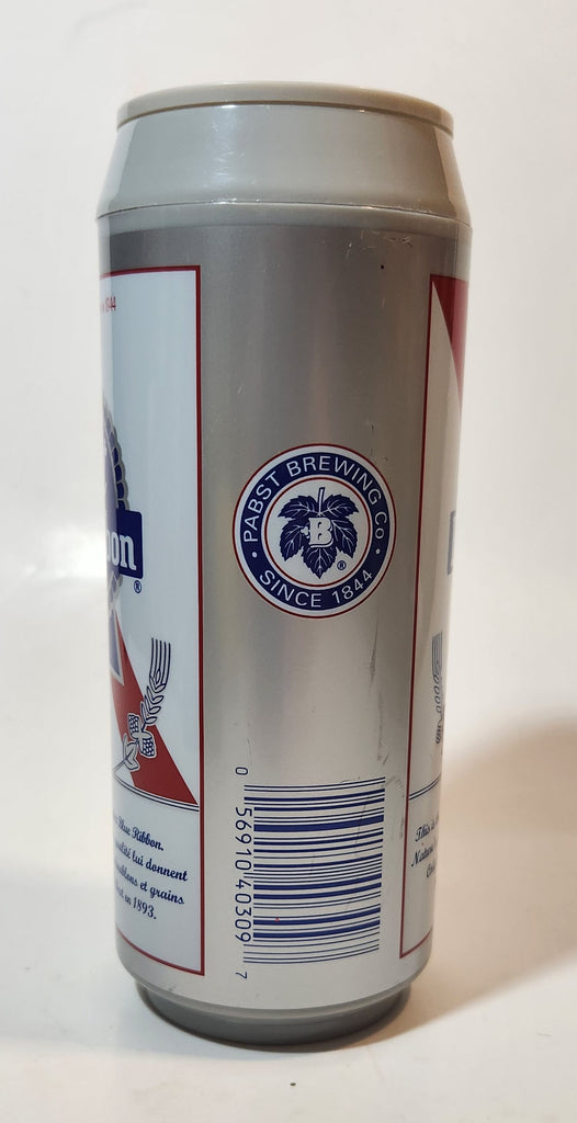 Pabst Blue Ribbon 7" Tall Beer Can Shaped Plastic Thermos Drinking Cup ...