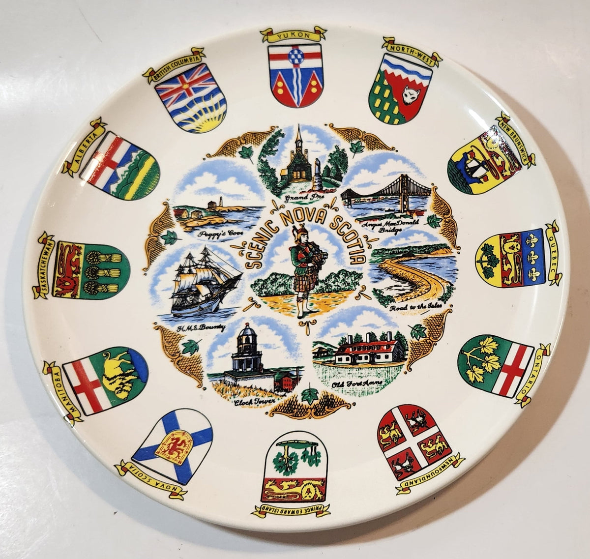 Scenic Nova Scotia 9 1/4" Collector Plate – Treasure Valley Antiques ...