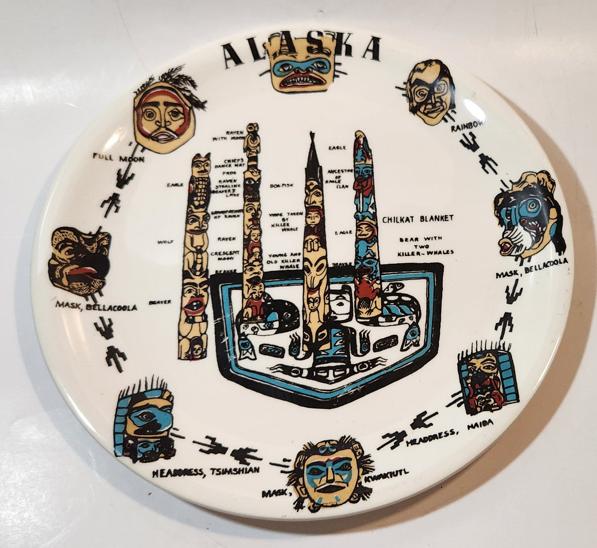Alaska Totem Lore 10" Collector Plate – Treasure Valley Antiques ...