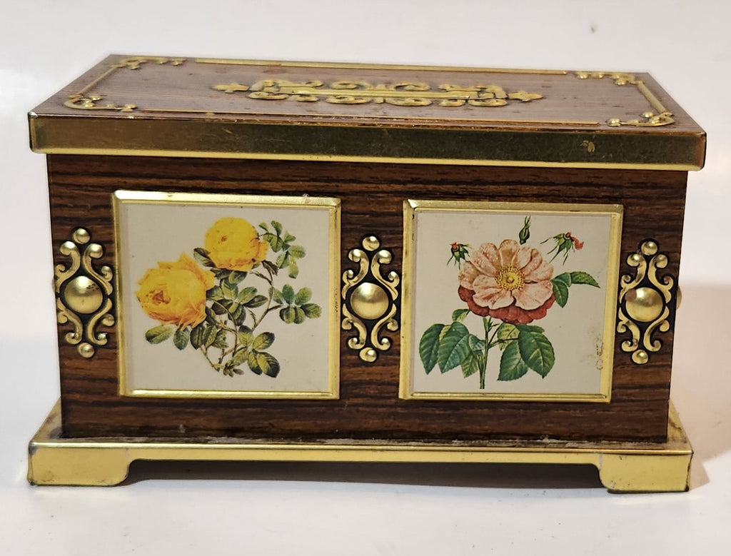 Vintage Harry Vincent Blue Bird Confectionary Pink and Yellow Flower C ...