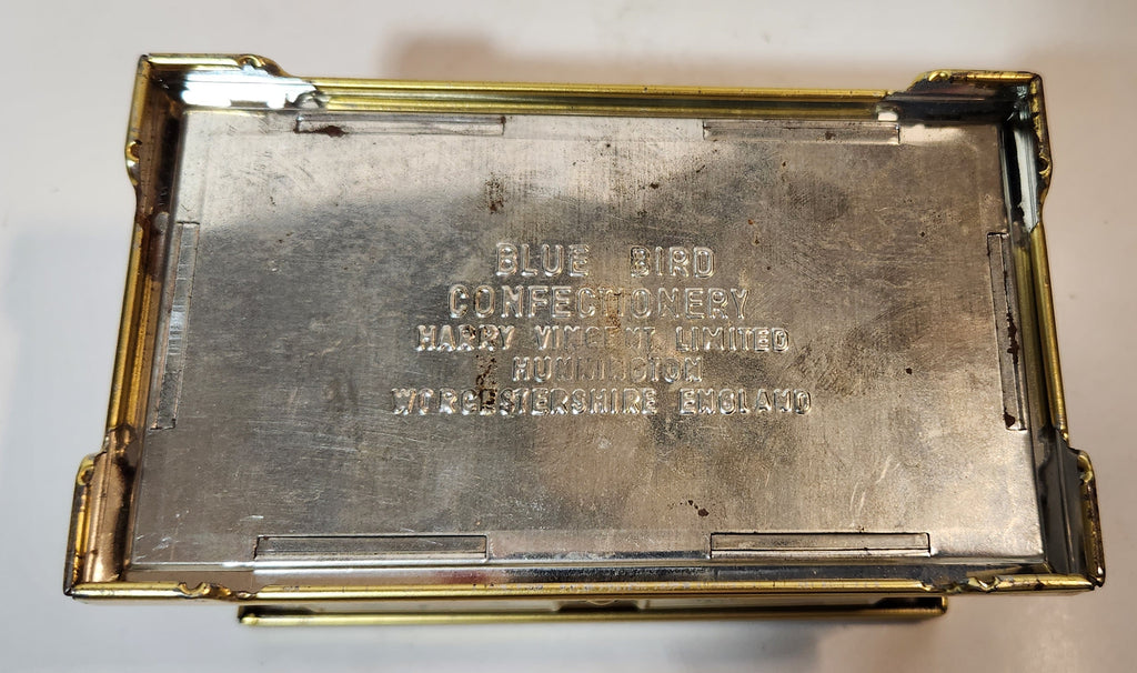 Vintage Harry Vincent Blue Bird Confectionary Pink and Yellow Flower C ...