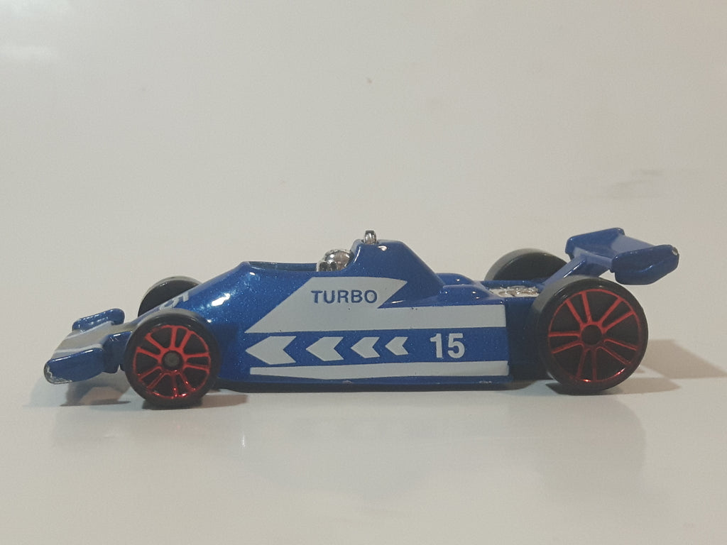 Maisto Formula 1 Turbo 15 Bruiser Blue and White Die Cast Toy Race Car ...