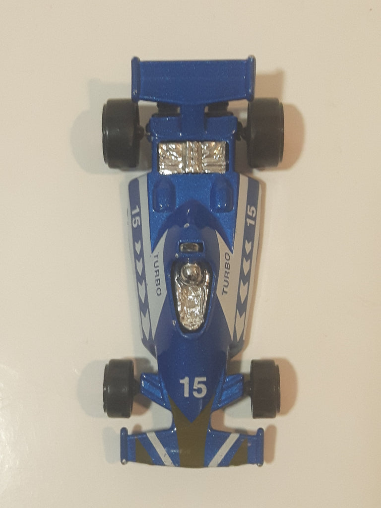 Maisto Formula 1 Turbo 15 Bruiser Blue and White Die Cast Toy Race Car ...