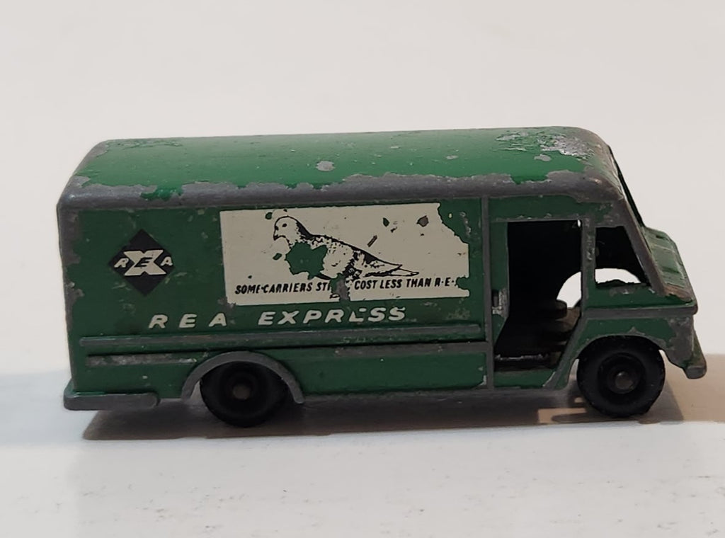 Vintage Budgie Models REA Express Parcel Delivery Van Green Die Cast T ...