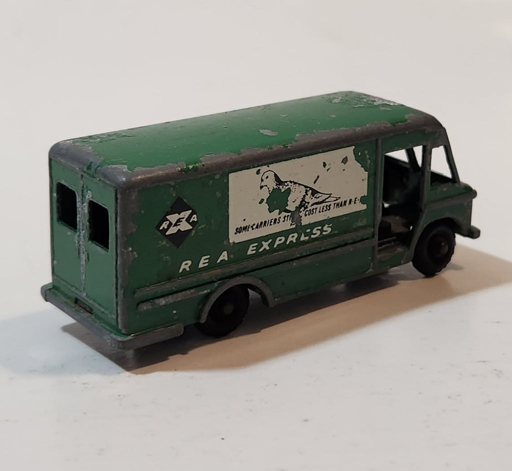 Vintage Budgie Models REA Express Parcel Delivery Van Green Die Cast T ...