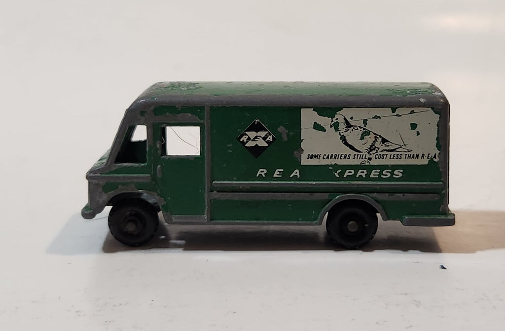 Vintage Budgie Models REA Express Parcel Delivery Van Green Die Cast T ...