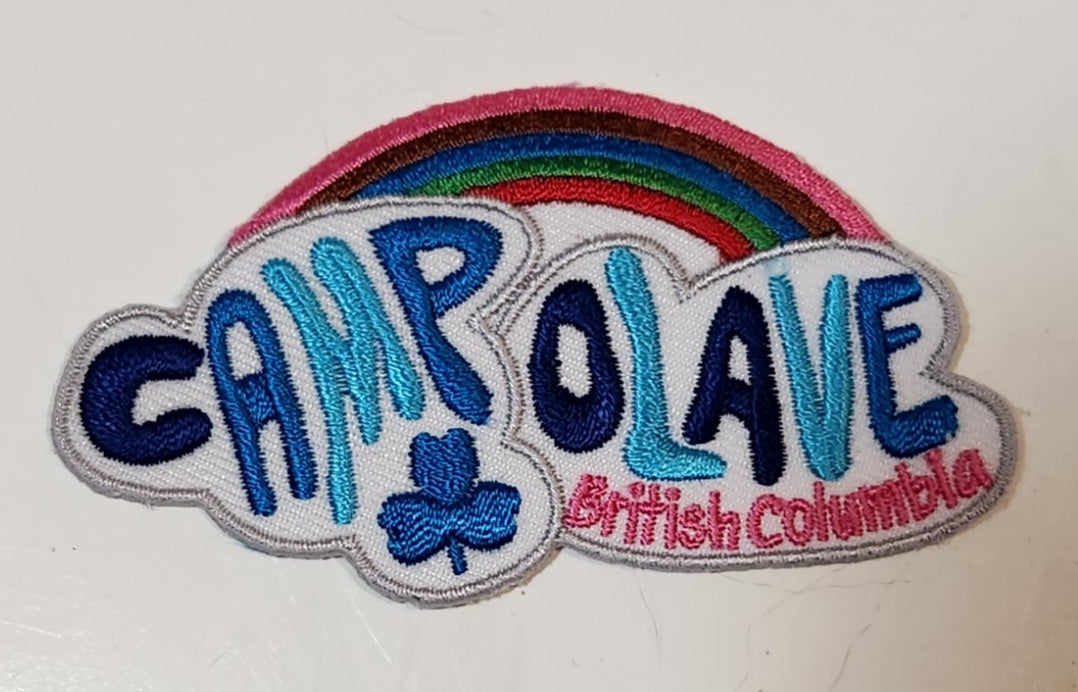 Girl Guides Camp Olave British Columbia Embroidered Fabric Patch Badge ...