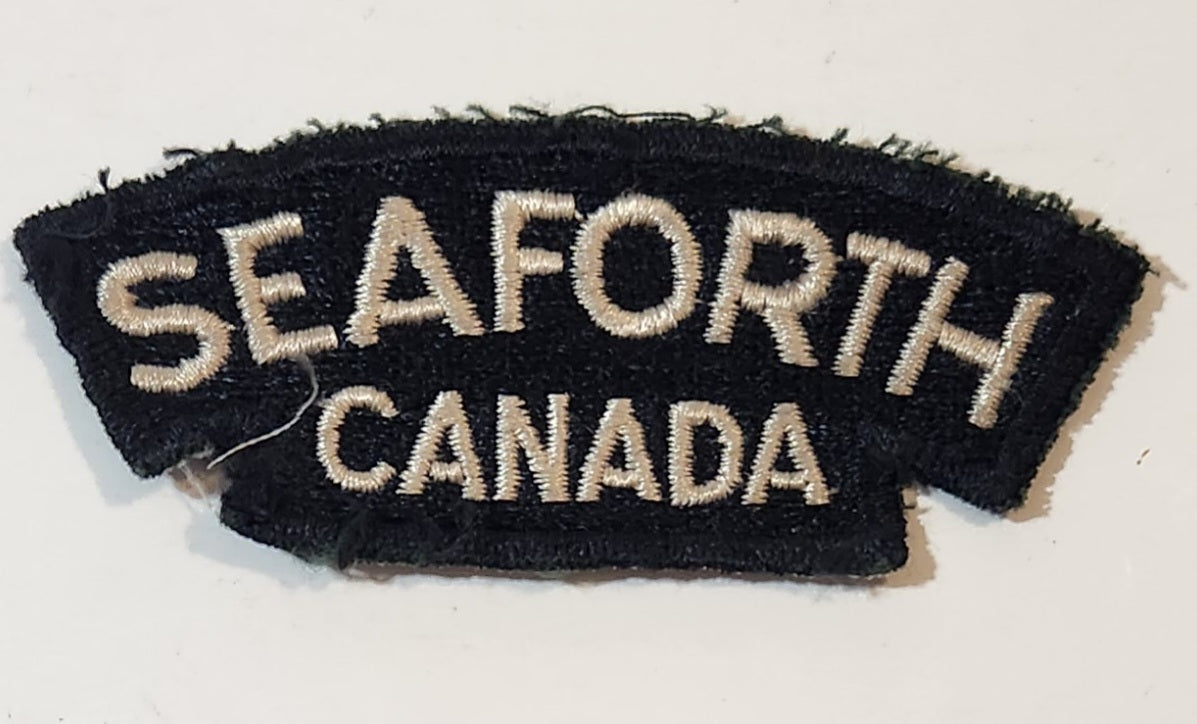 Vintage Seaforth Highlanders Canada Embroidered Fabric Shoulder Patch ...