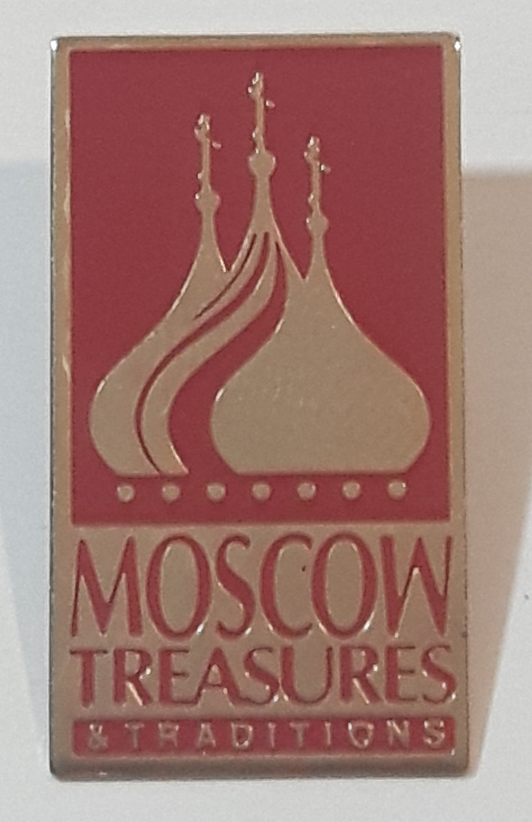 Moscow Treasures and Traditions Red Metal Pin - Exhibit Sponsored by B ...