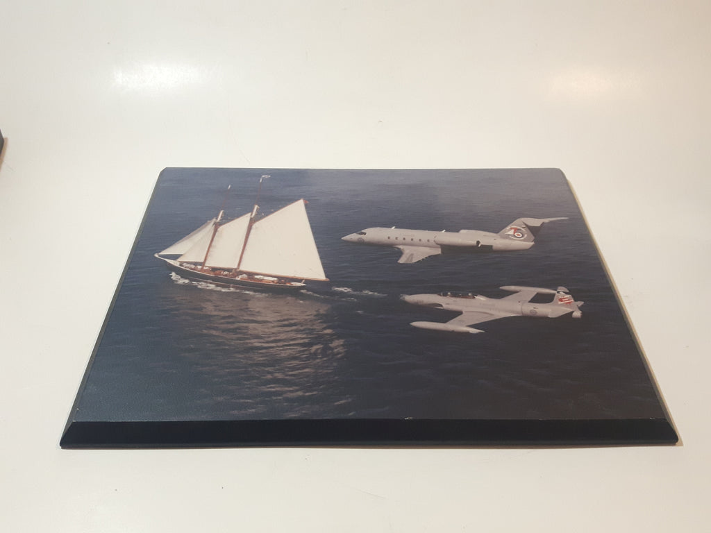 RCAF 434 Bluenose Squadron 8 1/8" x 10 1/4" Wood Wall Plaque – Treasure ...