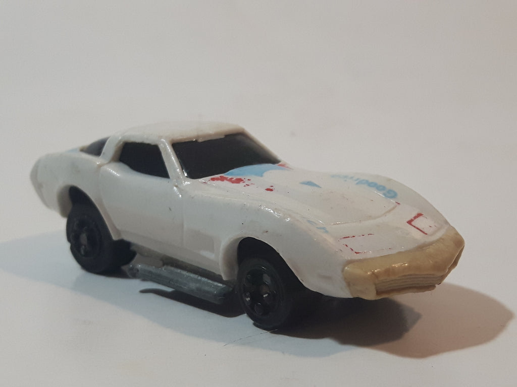 Vintage 1980 Kidco Key Cars Corvette White Plastic Body Die Cast Toy C ...