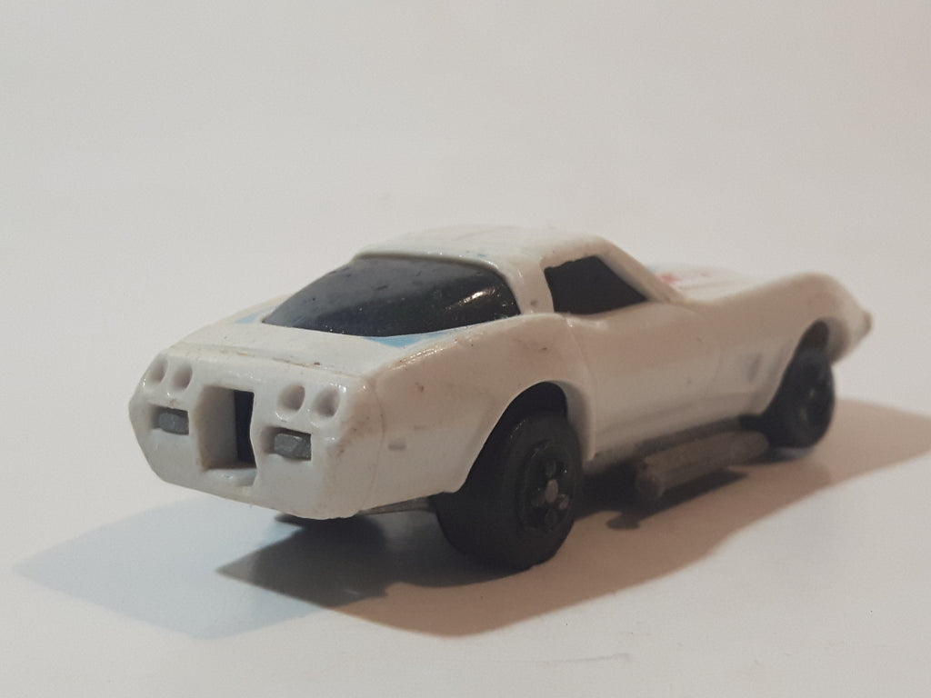 Vintage 1980 Kidco Key Cars Corvette White Plastic Body Die Cast Toy C ...