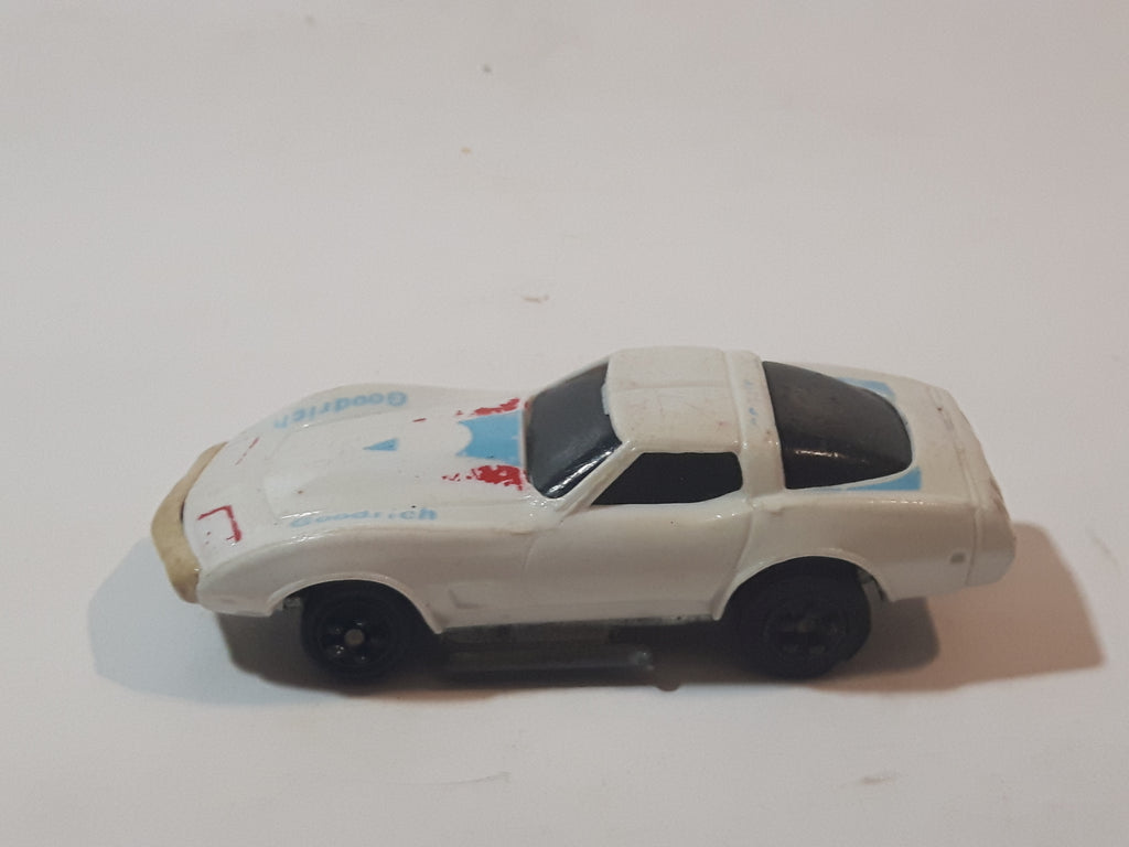 Vintage 1980 Kidco Key Cars Corvette White Plastic Body Die Cast Toy C ...