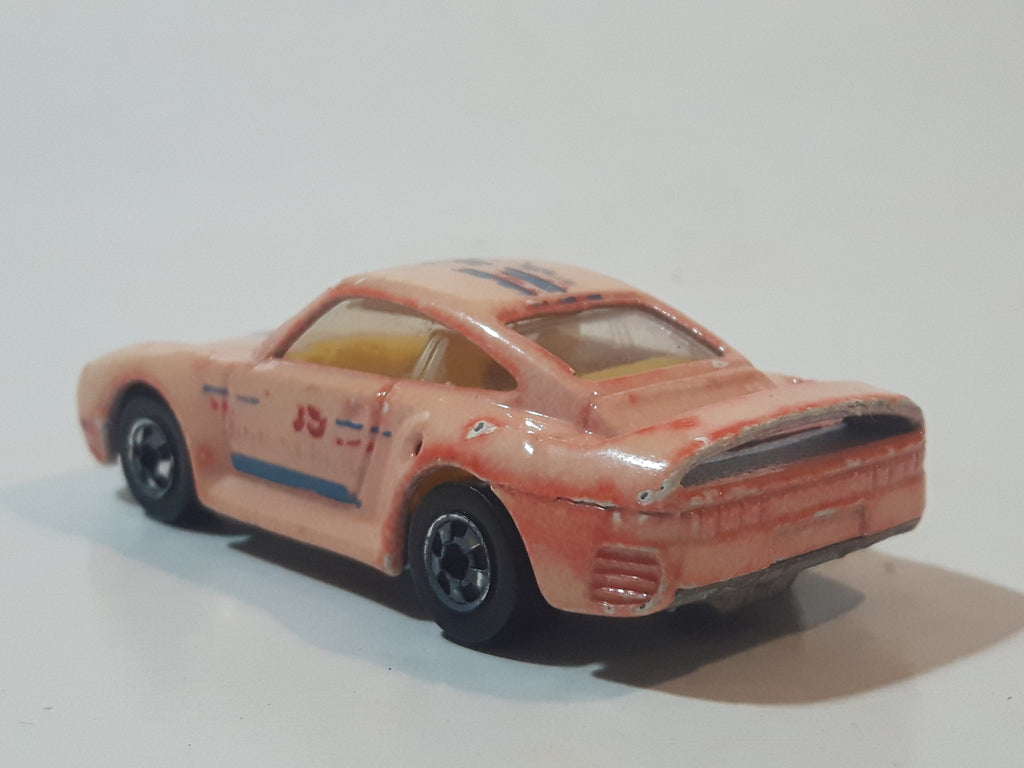 1988 Hot Wheels Color Racers Porsche 959 Light Pink White Die Cast Toy ...