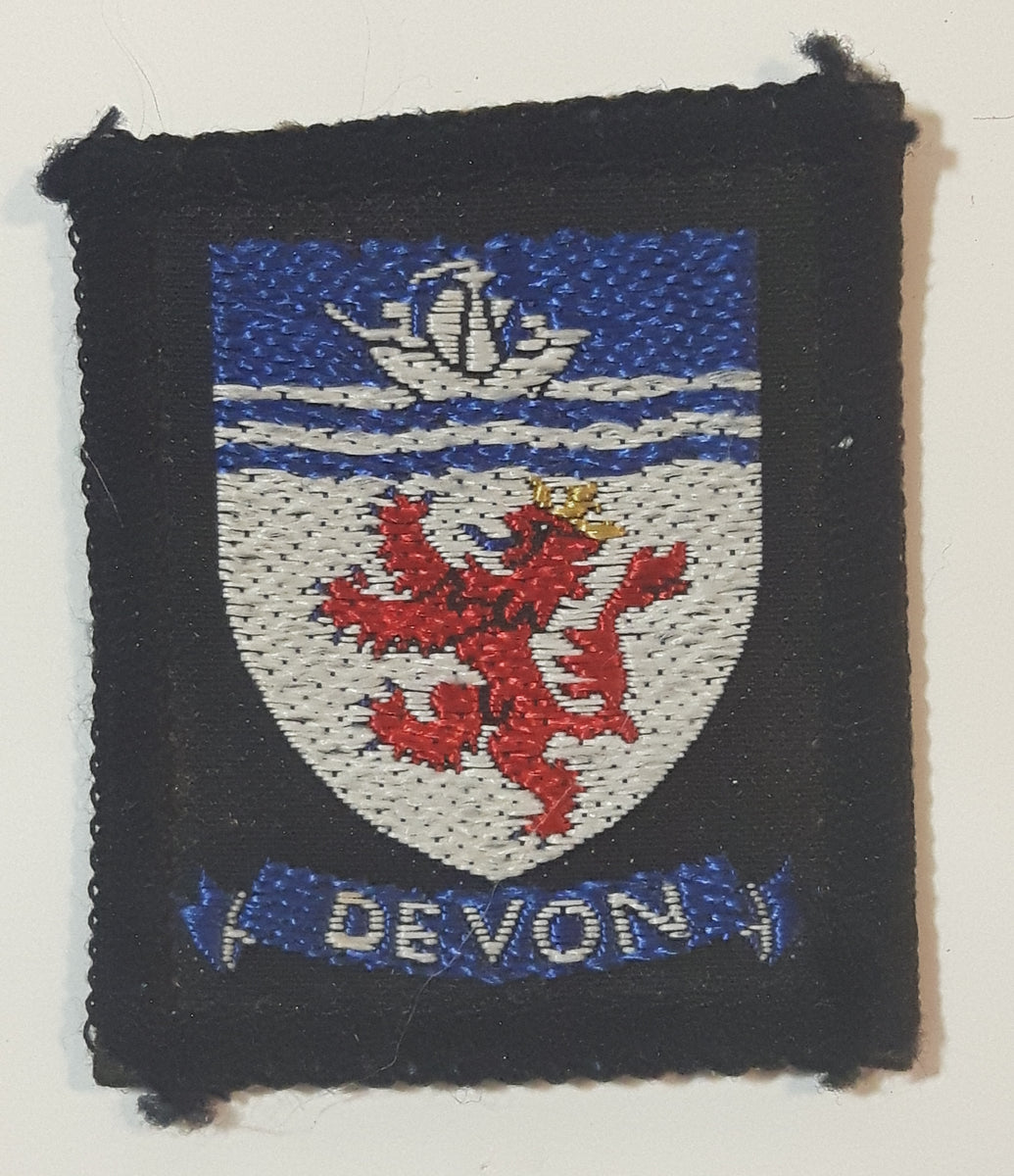 Devon Boy Scouts Embroidered Fabric Patch Badge – Treasure Valley ...