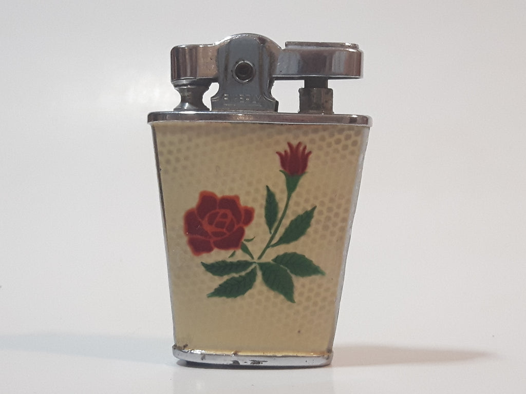 Vintage Firefly Rose Pattern Lighter Made in Japan – Treasure Valley ...