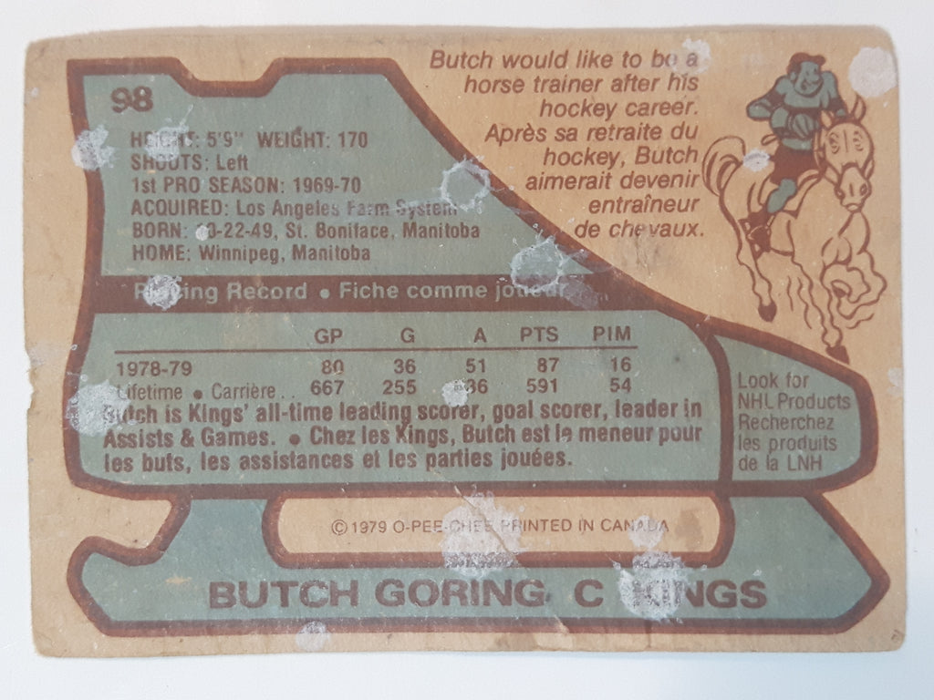 1979-80 O-Pee-Chee NHL Ice Hockey Trading Cards (Individual) – Treasure ...