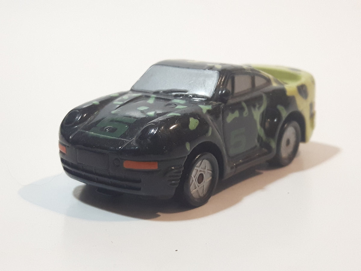 1990 Galoob Micro Machines Porsche 959 #5 Black and Yellow 2 1/2" Long ...