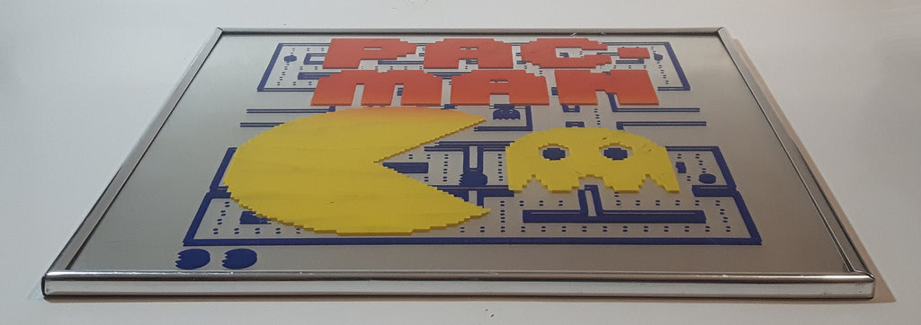 Vintage Pac-Man Video Game 12" x 12" Metal Framed Wall Mirror ...