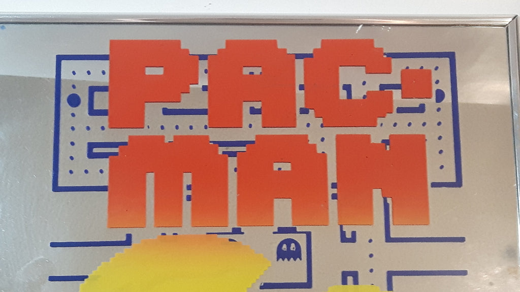 Vintage Pac-Man Video Game 12" x 12" Metal Framed Wall Mirror ...