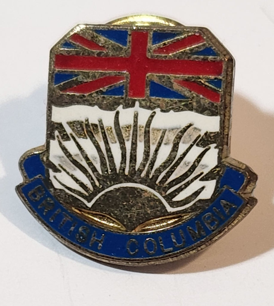 British Columbia Crest Enamel Metal Lapel Pin – Treasure Valley ...