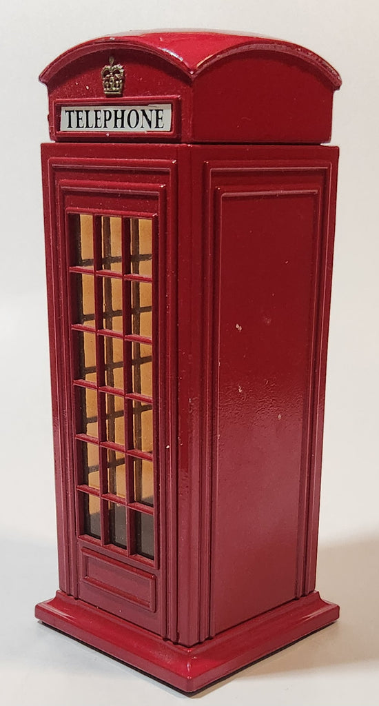TC 8689 Red Metal Phone Box Telephone Booth Coin Bank – Treasure Valley ...