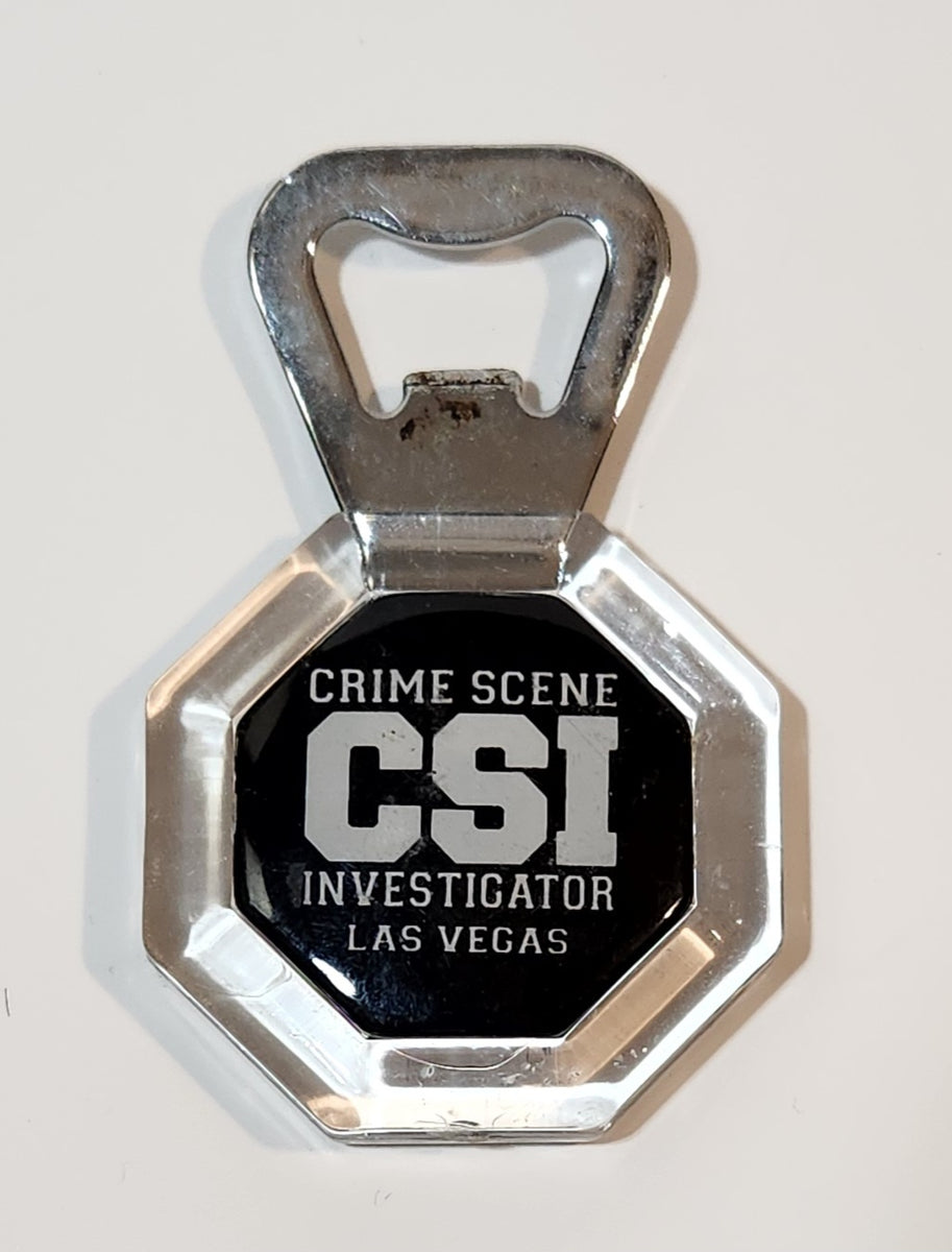 CSI Crime Scene Investigator Las Vegas Bottle Opener – Treasure Valley ...