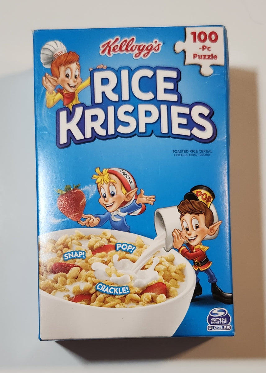 2021 Spin Master Kellogg's Rice Krispies Cereal 100 Piece Puzzle in Bo ...