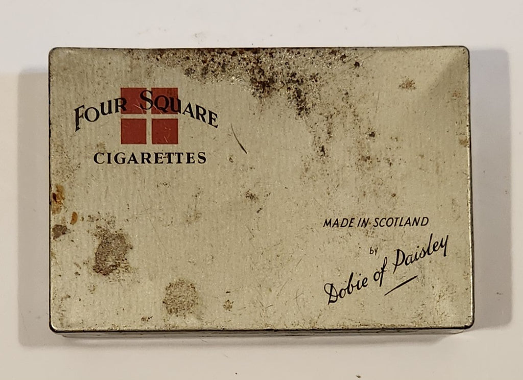 Vintage Dobie of Paisley Four Square Cigarettes Tin Metal Case ...