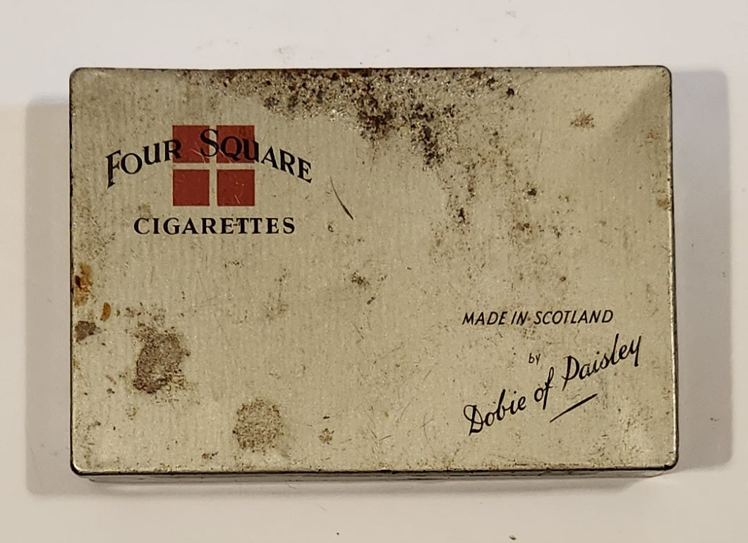 Vintage Dobie of Paisley Four Square Cigarettes Tin Metal Case ...